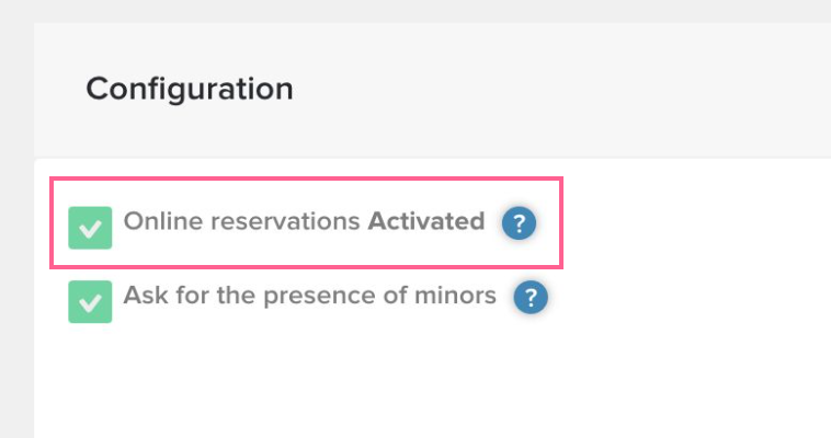 Activate/Deactivate the Online Reservations – Libro Help Center