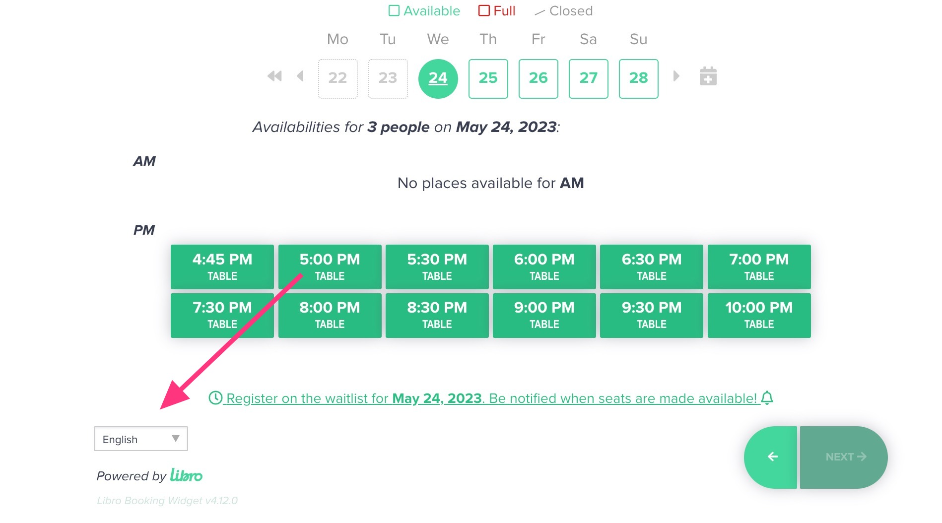 Customize the Language of the Libro Widget – Libro Help Center
