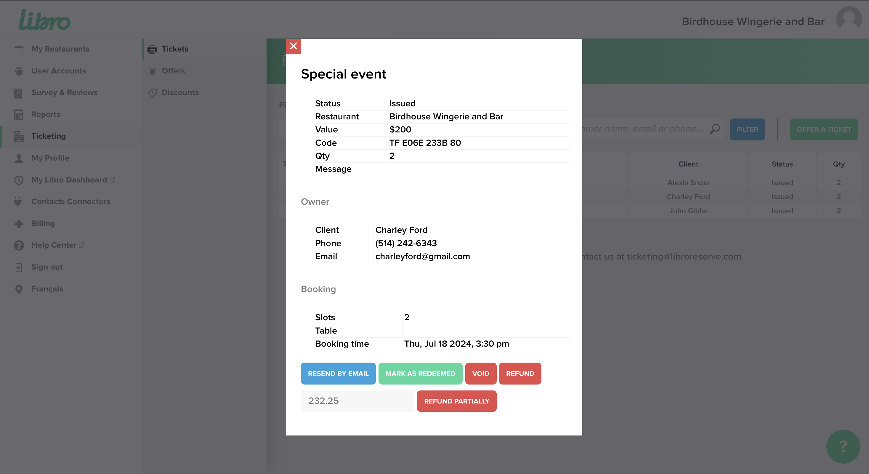 Ticket Cancellation and Refunds – Libro Help Center